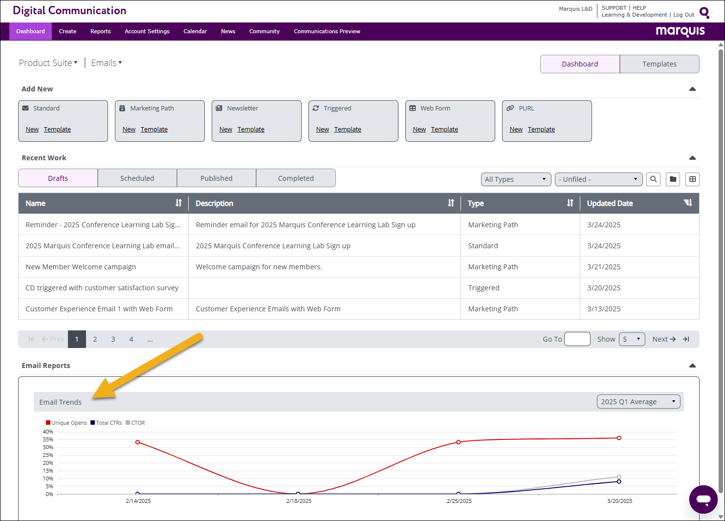 Reports FAQ – Marquis